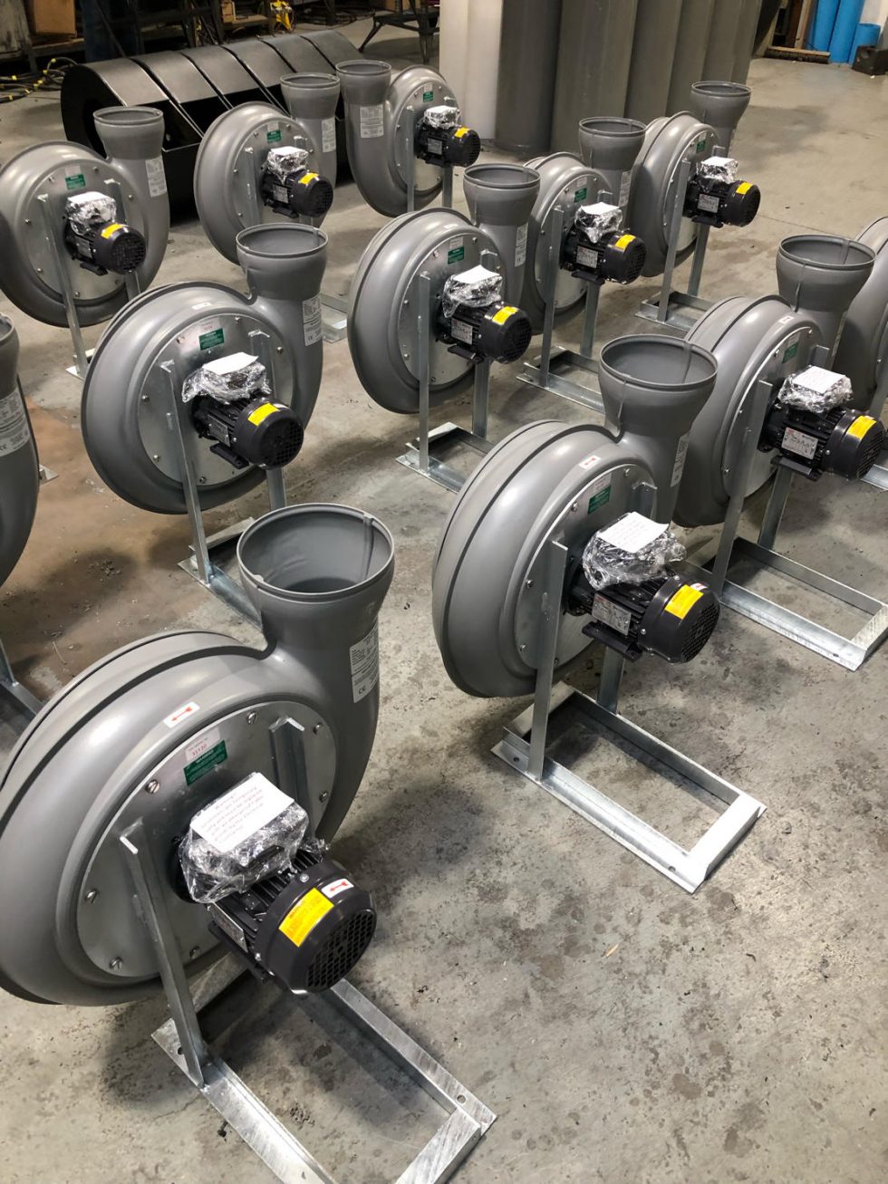 Fan Ranges And Curves | Central Fans Colasit