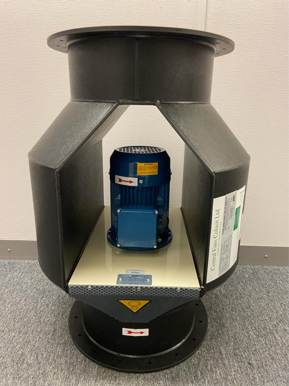 Fan Ranges And Curves | Central Fans Colasit